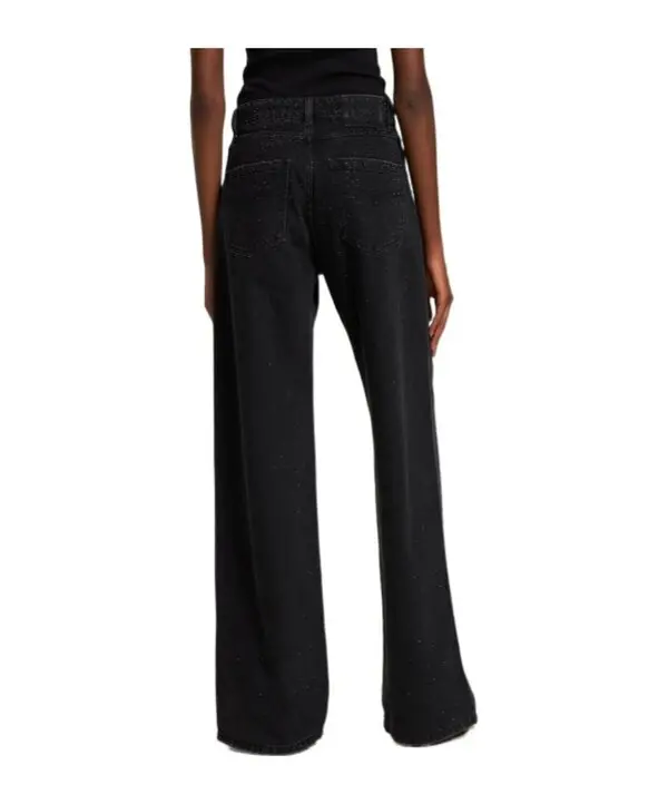 Blumarine Embellished Wide Leg Jeans