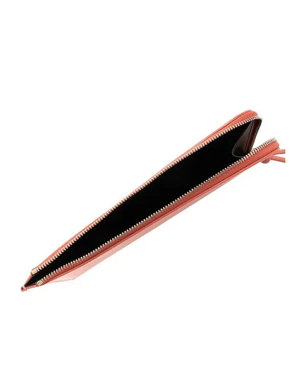JIL SANDER Leather Zipper Clutch