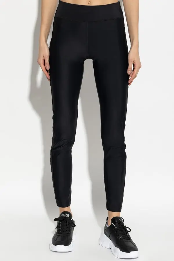 Versace Logo Detailed Stretched Leggings
