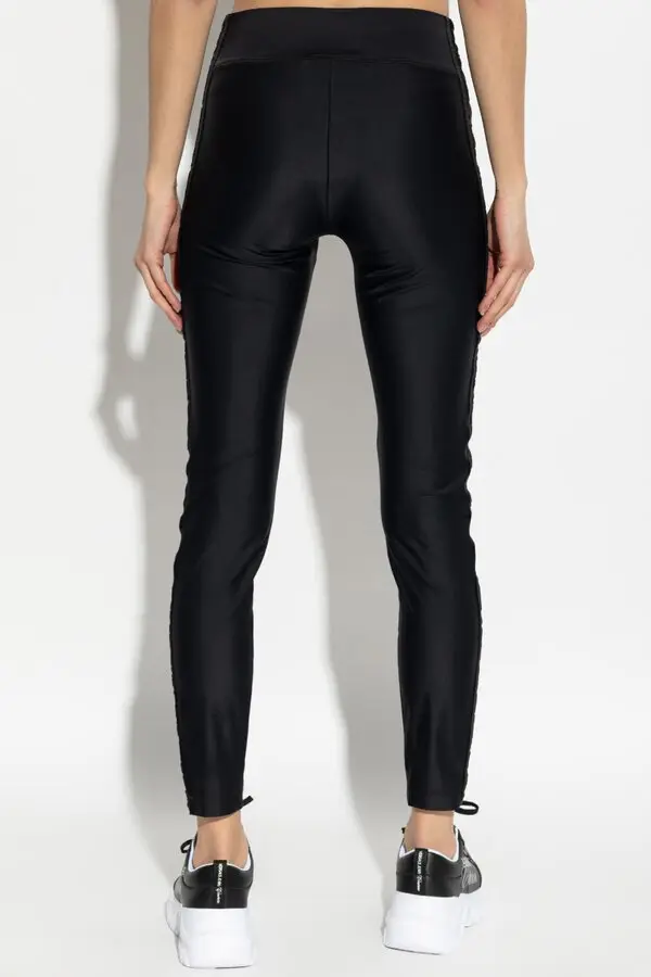 Versace Logo Detailed Stretched Leggings
