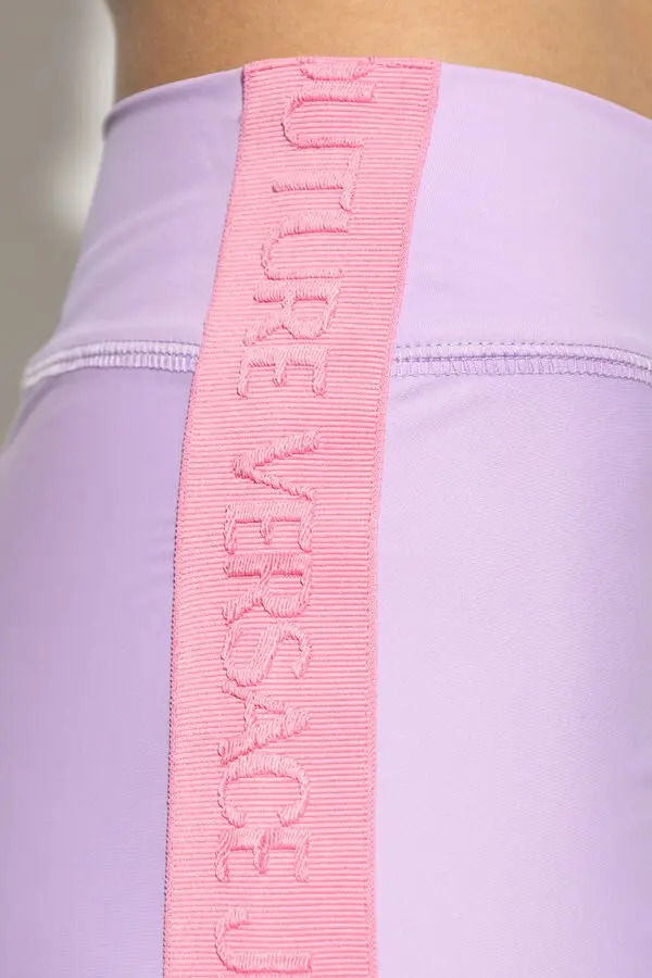 Versace Logo Detailed Stretched Leggings