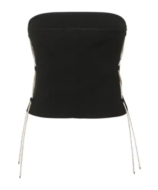 Giuseppe Di Morabito Knit Bandeau With Lace-up Detail