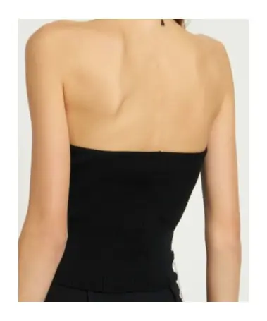 Giuseppe Di Morabito Knit Bandeau With Lace-up Detail