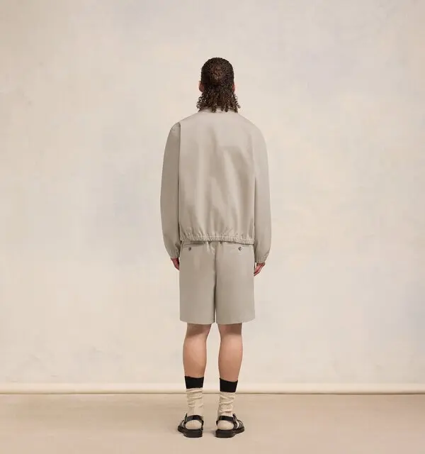 Ami Long-sleeved Zipped Bomber Jacket - Nude