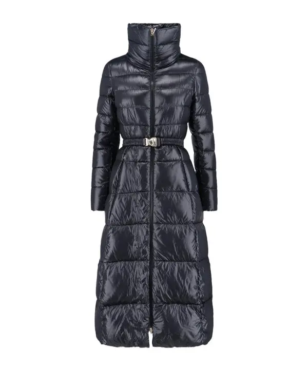 Herno High Neck Long Sleeve Zip Up Down Coat