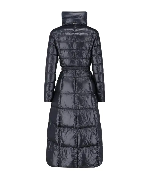Herno High Neck Long Sleeve Zip Up Down Coat