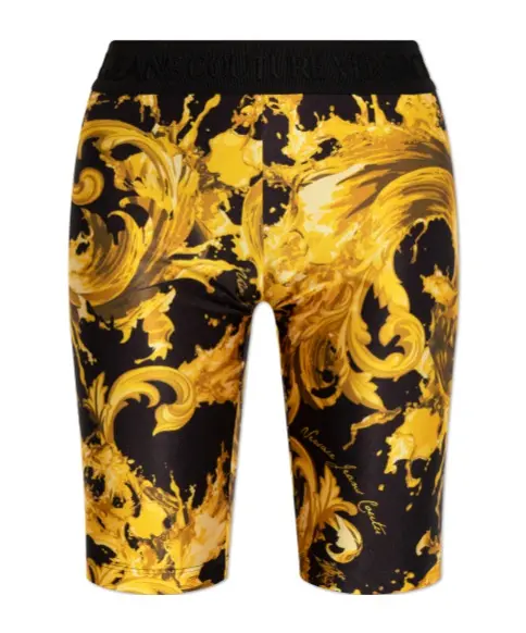 Versace Baroque-printeded Short Leggings