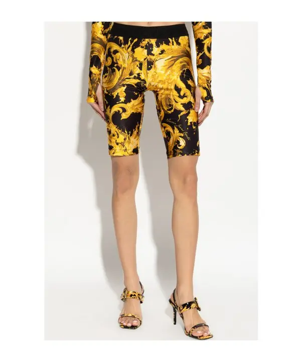 Versace Baroque-printeded Short Leggings