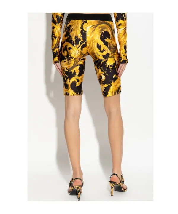 Versace Baroque-printeded Short Leggings