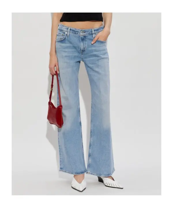 Citizens Of Humanity Nora Mid-rise Wide-leg Jeans - Blue