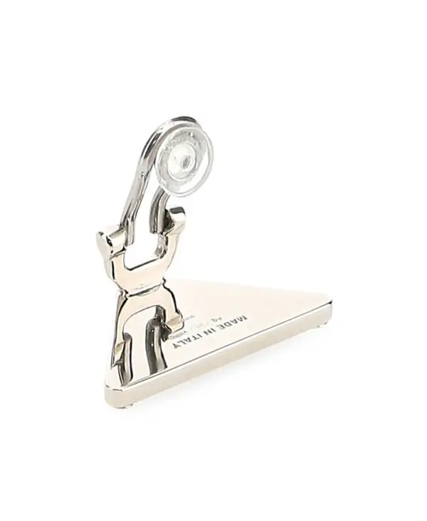 Prada Triangle Logo Earring