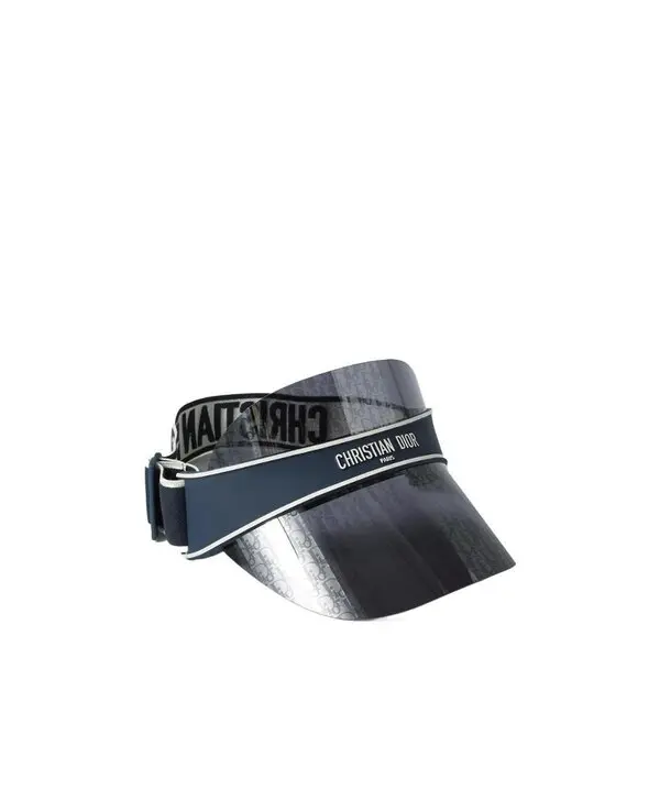 Dior Logo Jacquard Sun Visor - Black