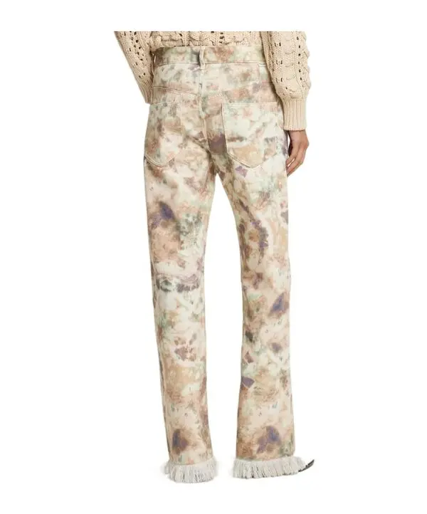 Isabel Marant Étoile Belvira Printed Cotton Pants