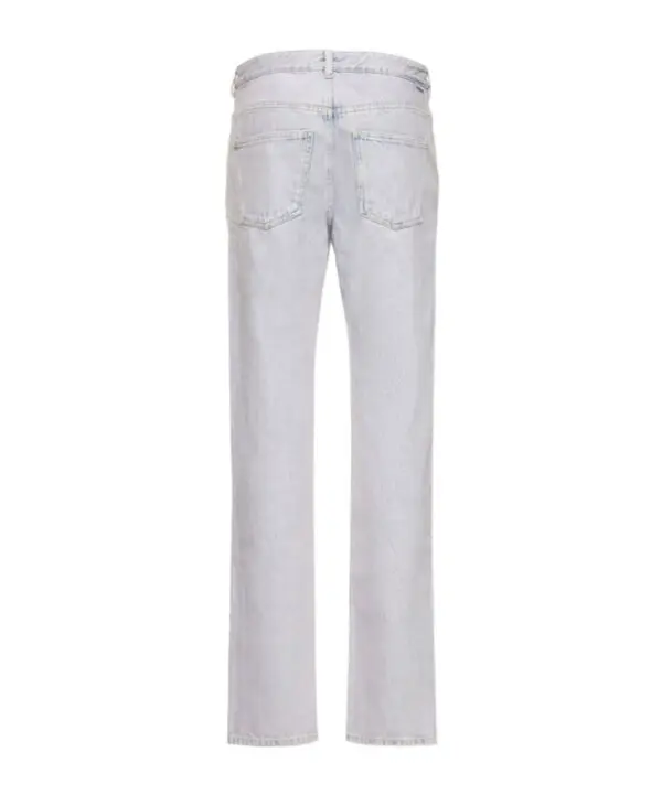 Isabel Marant Étoile Vendelia Cotton Jeans - Gray