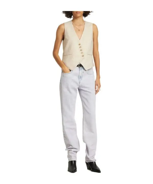 Isabel Marant Étoile Vendelia Cotton Jeans - Gray
