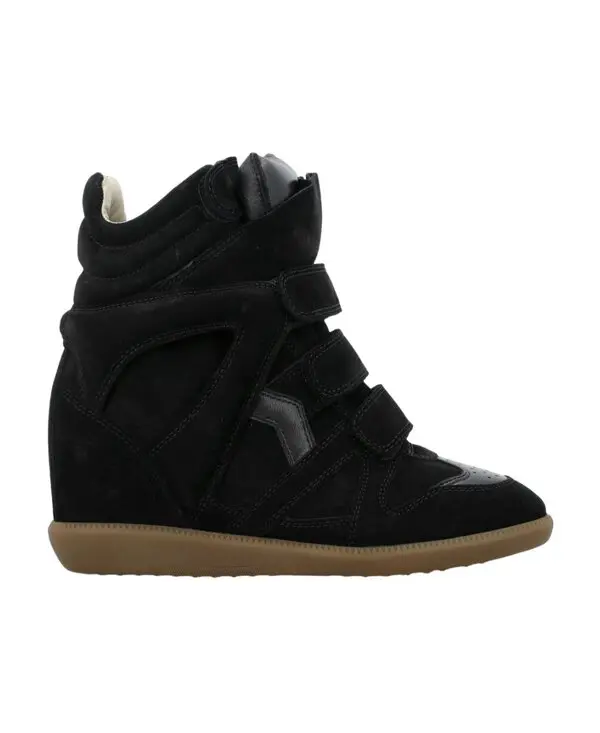 Isabel Marant Étoile Bekett High-top Wedge Sneakers - Black