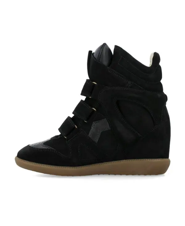 Isabel Marant Étoile Bekett High-top Wedge Sneakers - Black