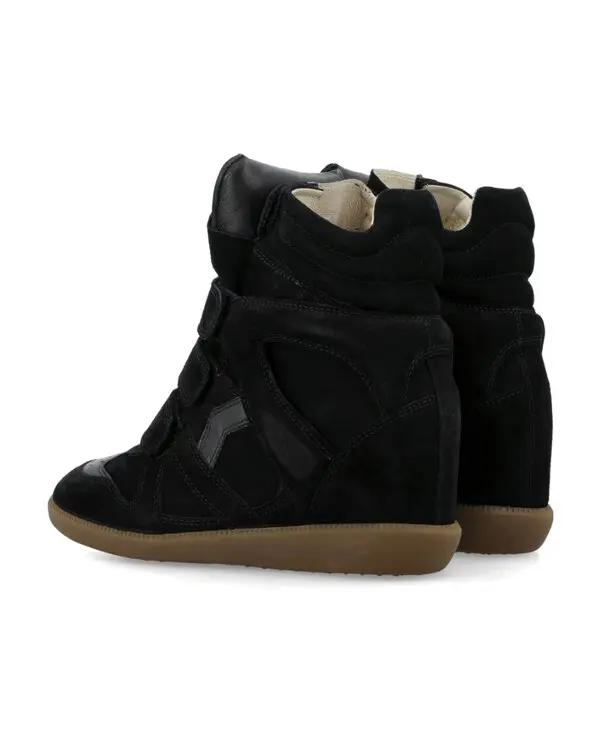 Isabel Marant Étoile Bekett High-top Wedge Sneakers - Black
