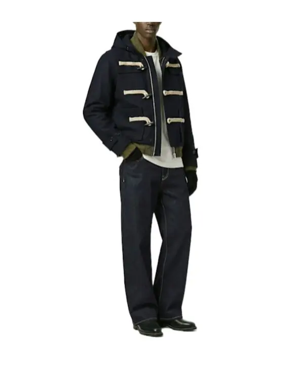 Sacai Wool Melton Duffle Jacket