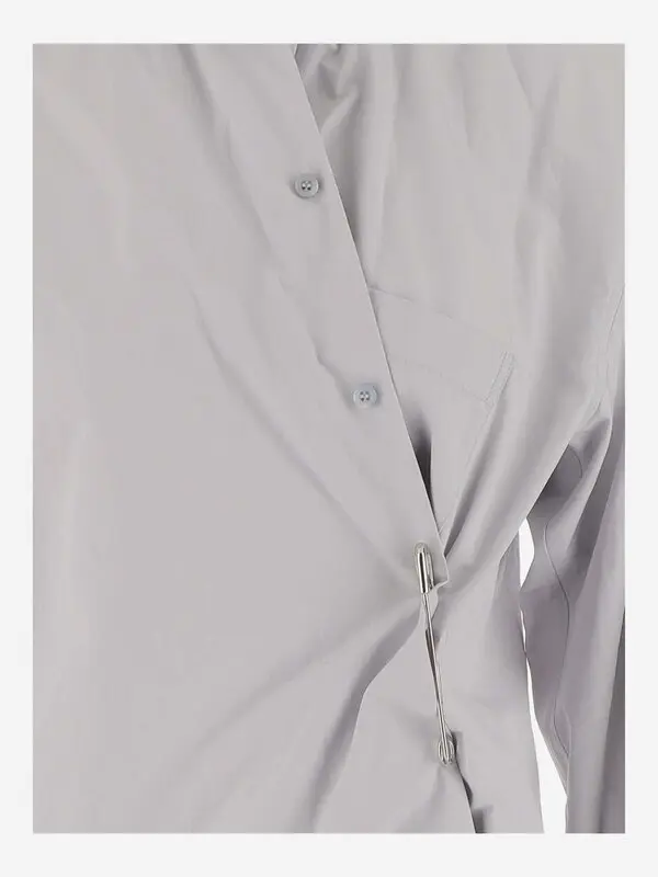 Balenciaga Cotton Asymmetrical Shirt