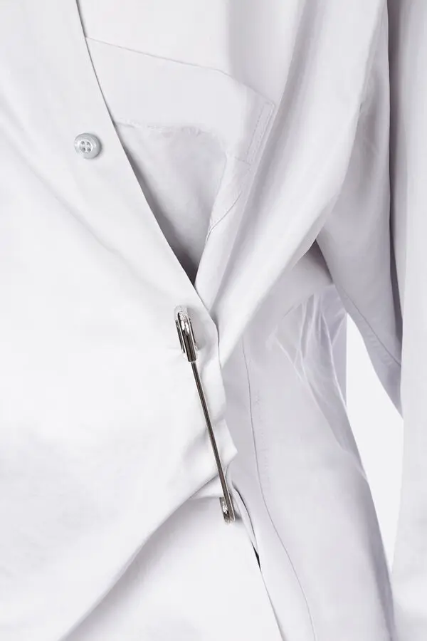 Balenciaga Cotton Asymmetrical Shirt