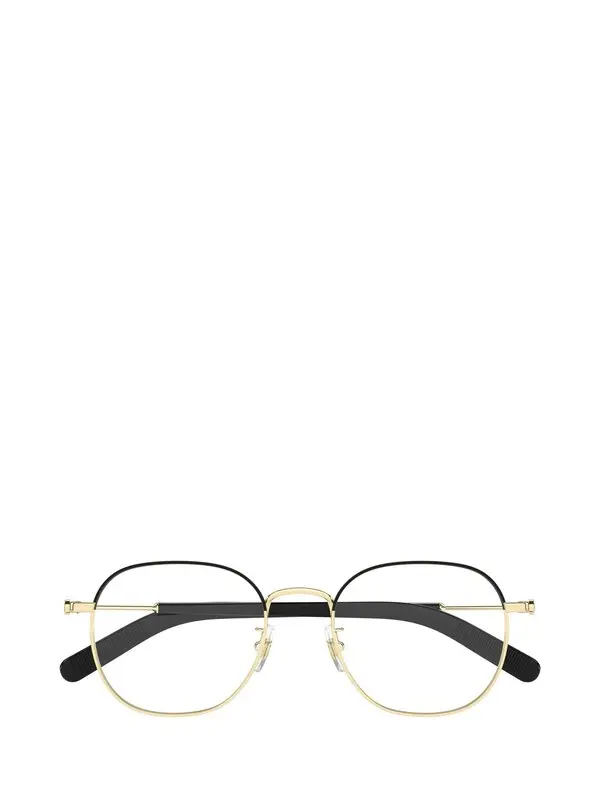 Montblanc Round Frame Eyeglasses - Black