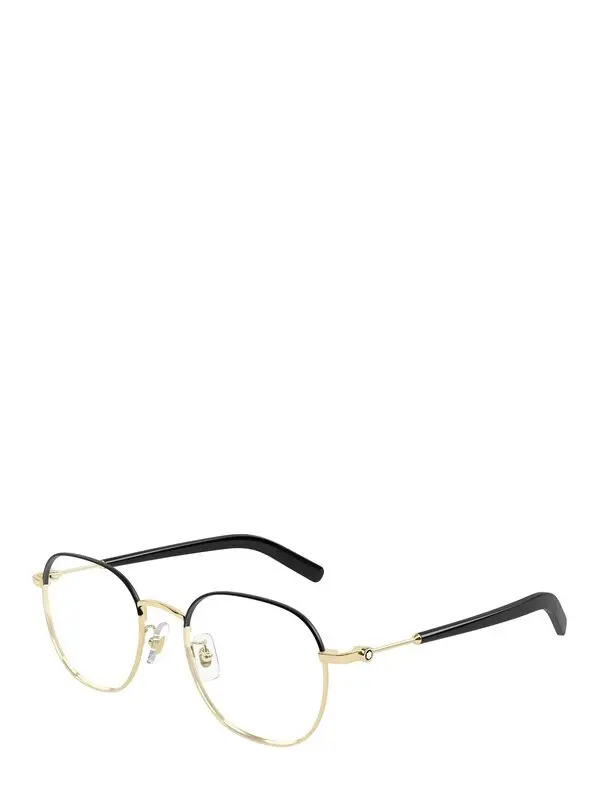 Montblanc Round Frame Eyeglasses - Black