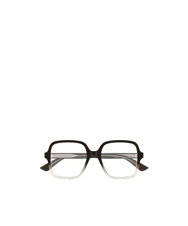 Alexander McQueen Oversized Square Frame Glasses - Black