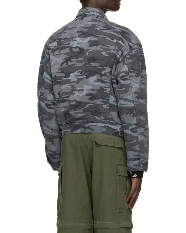 Balenciaga Camouflage Denim Jacket