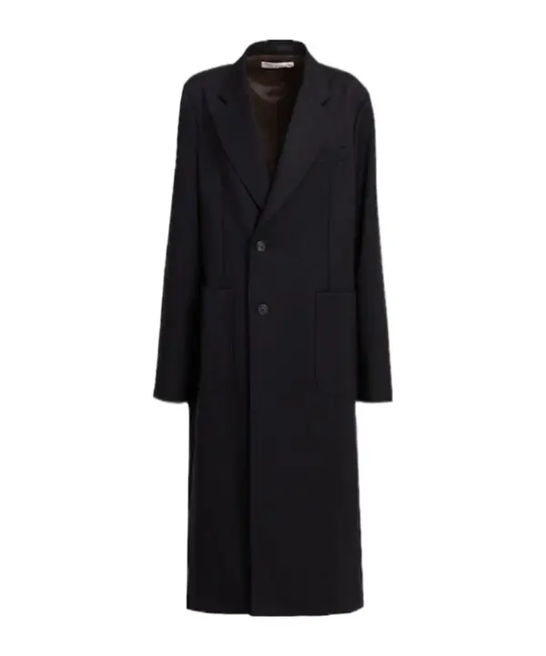Our Legacy Wool Blend Overcoat - Black