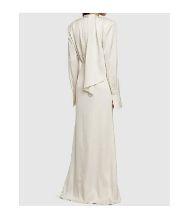 Magda Butrym Scarf Collar Dress