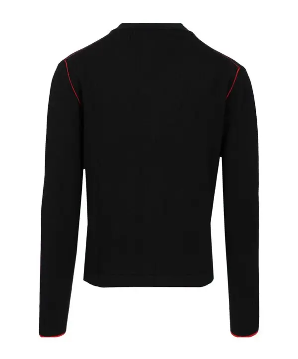 VIVIENNE WESTWOOD V-neck Cardigan With Embroidered Orb Logo