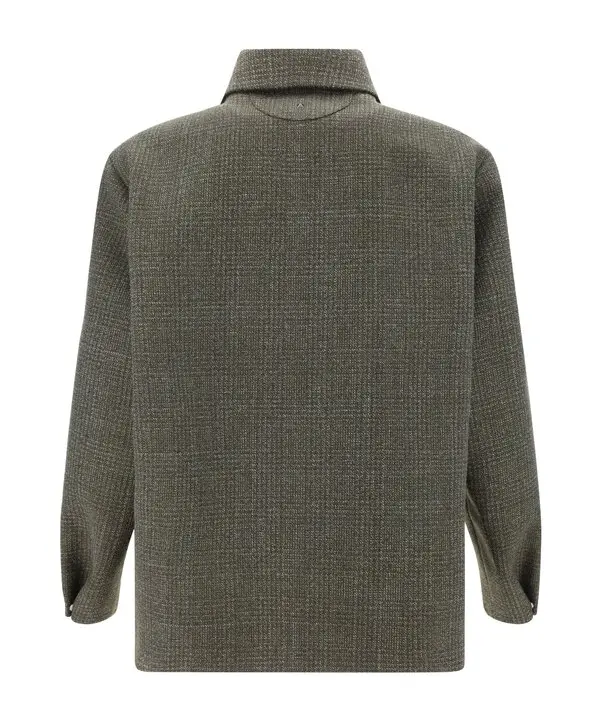 Valentino Garavani Logo Embellished Zip-up Coat
