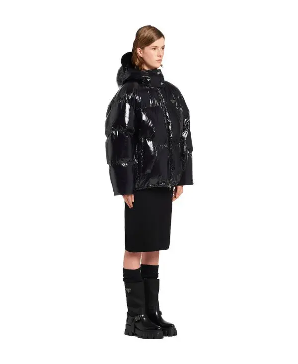Prada Shiny Nylon Down Jacket