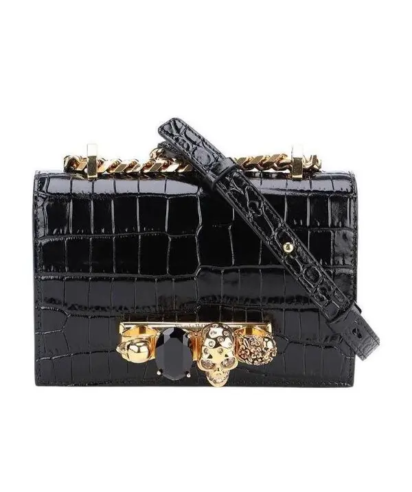 Alexander McQueen Jewelled Mini Satchel Bag