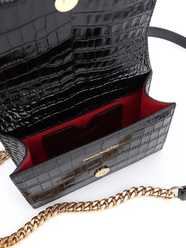 Alexander McQueen Jewelled Mini Satchel Bag