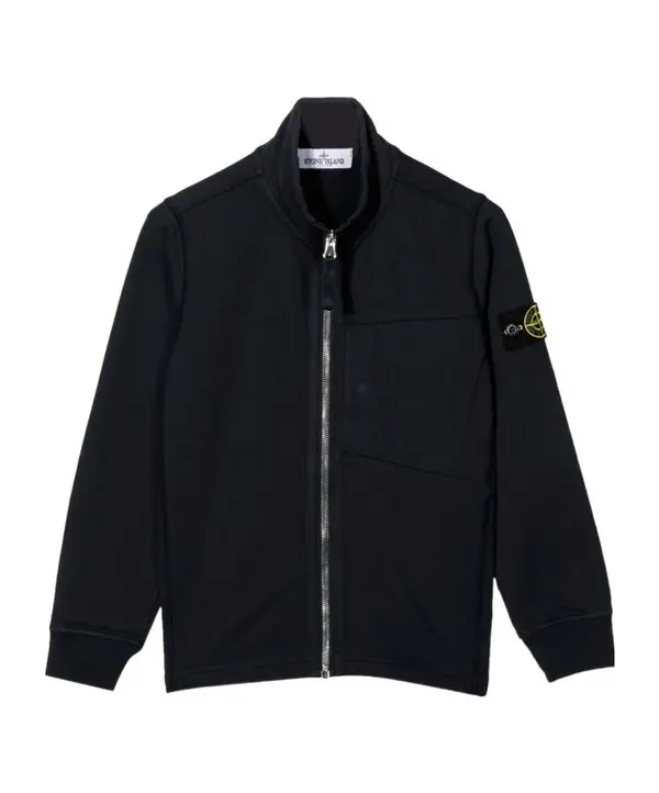 Stone Island Turtleneck Zip-up Sweatshirt