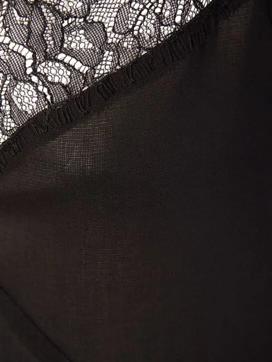 Blumarine Lace-trimmed Slip Dress