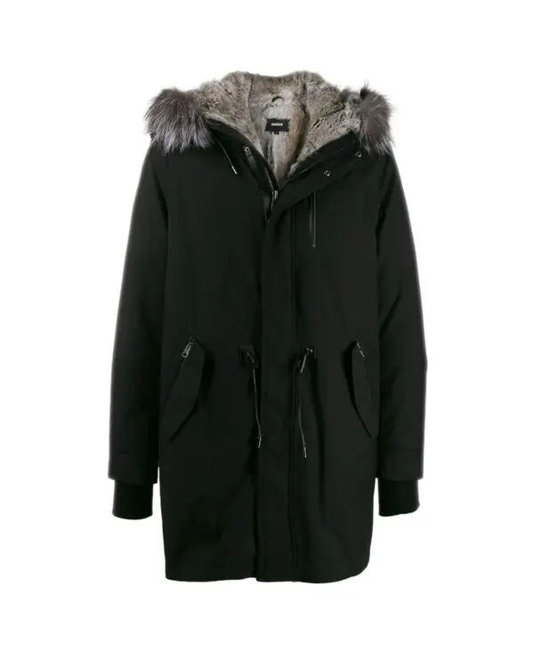 Mackage Hooded Down Parka With Fur Trim