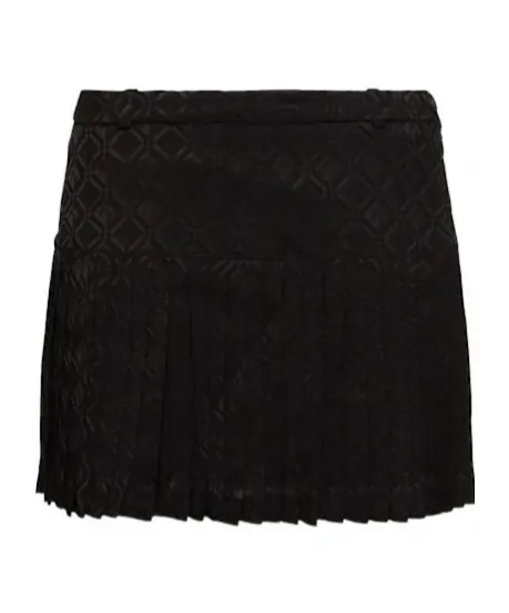MARINE SERRE Moon Diamond Jacquard Pleated Skirt