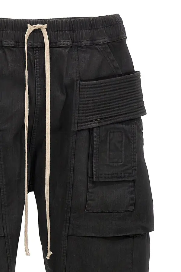 Rick Owens Creatch Cargo Pants - Black