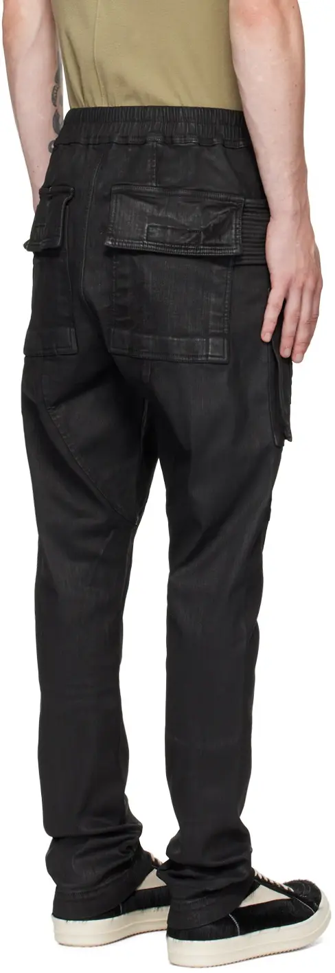 Rick Owens Creatch Cargo Pants - Black