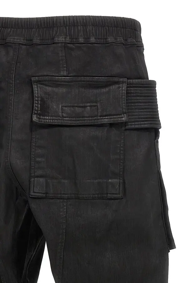 Rick Owens Creatch Cargo Pants - Black