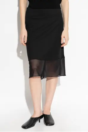 IRO PARIS Straight Skirt With Back Slit Seam