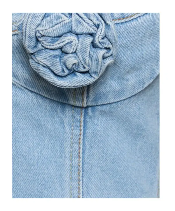 Magda Butrym Denim Corset Top
