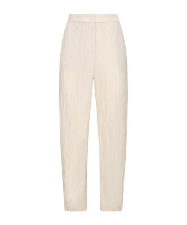 Giorgio Armani Striped High Waist Trousers