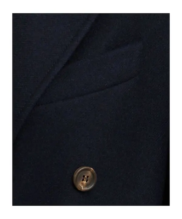 Brunello Cucinelli Double-breasted Wool Blend Coat