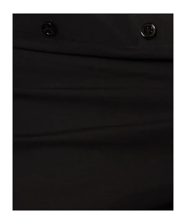 Alexander Wang Asymmetrical Pleated Poplin Dress