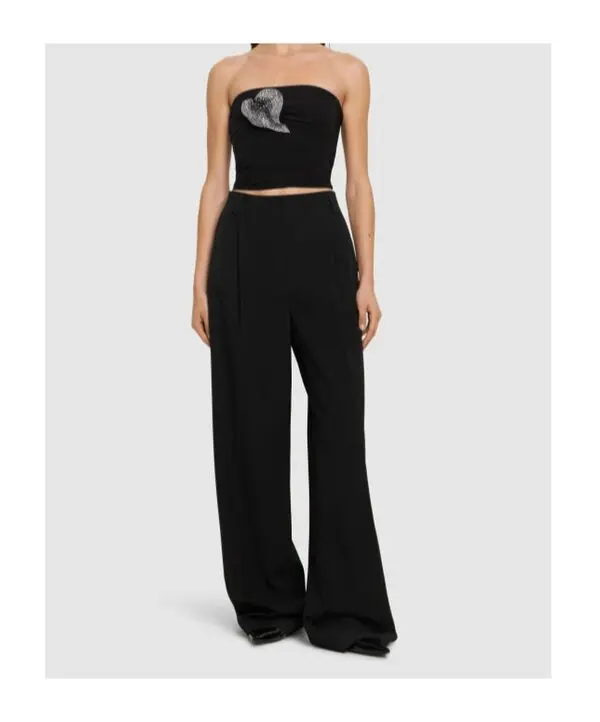 Giuseppe Di Morabito Embellished Sequined Bandeau Top