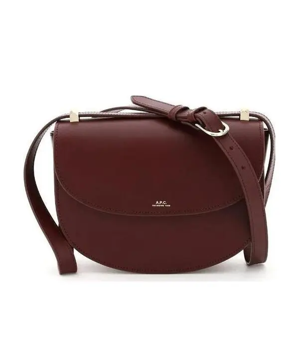 A.p.c. Genève Flap Shoulder Bag